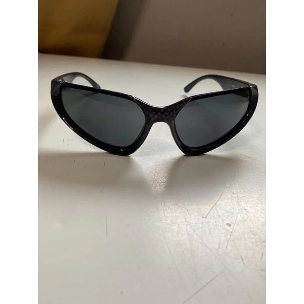 Accessories | Womens Sunglasses Black Cat Eye Checkered Frame Dark Lens ...
